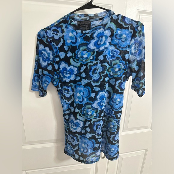 Johnny Was | Tops | Johnny Was Mesh Top | Poshmark